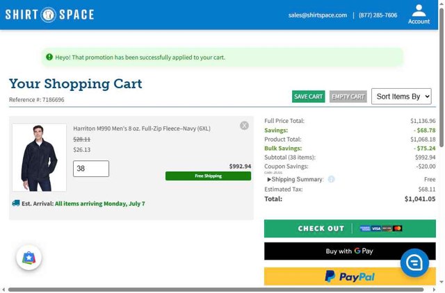 ShirtSpace.com Promo Codes - $50 Off Aug 2025