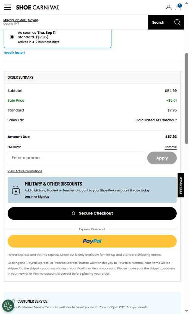 Shoe Carnival Promo Codes - $10 Off (Verified) Sep 2025