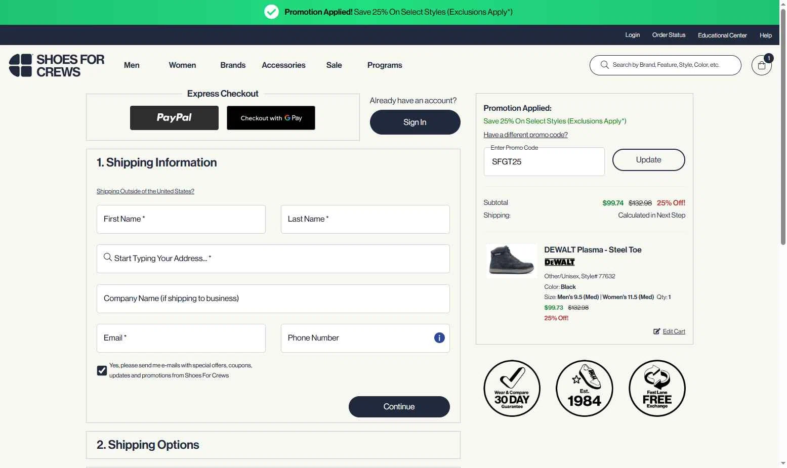 Shoes for Crews Promo Code - 25% Off (Verified) Dec 2025