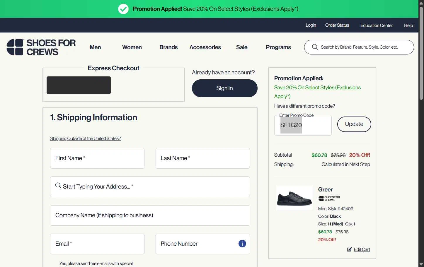 Shoes for Crews Promo Code - 25% Off (Verified) Dec 2025