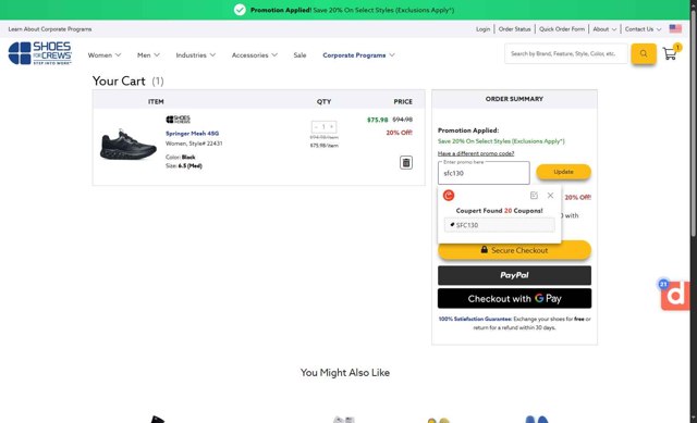 Shoes for Crews Promo Codes (3 Verified) - 15% Off May 2025