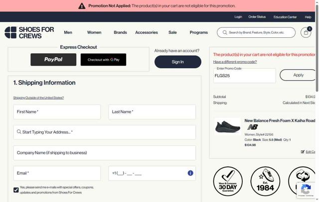 Shoes for Crews Promo Codes - 25% Off Sep 2025