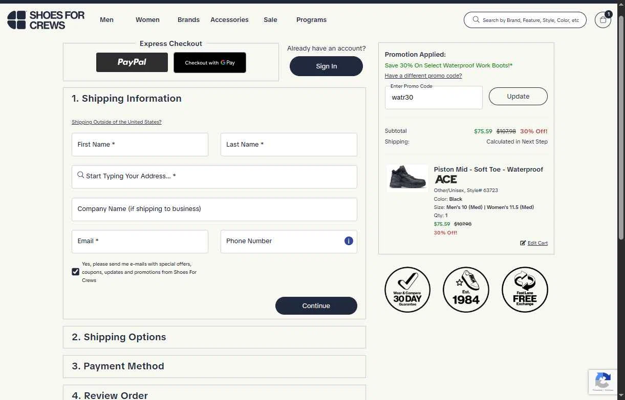 Shoes for Crews Promo Code - 25% Off (Verified) Jan 2026