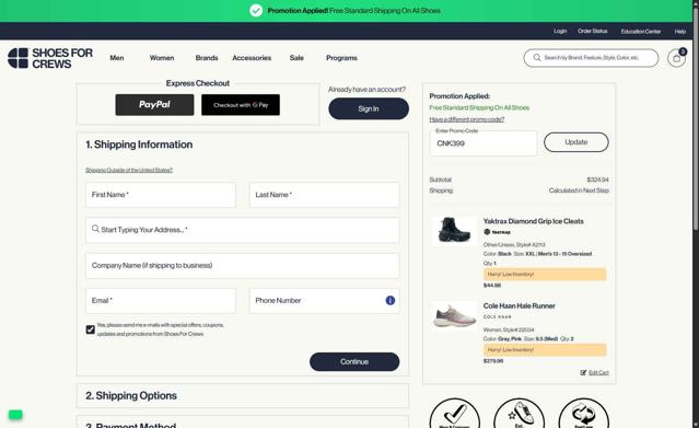 Shoes for Crews Promo Codes - 25% Off Sep 2025