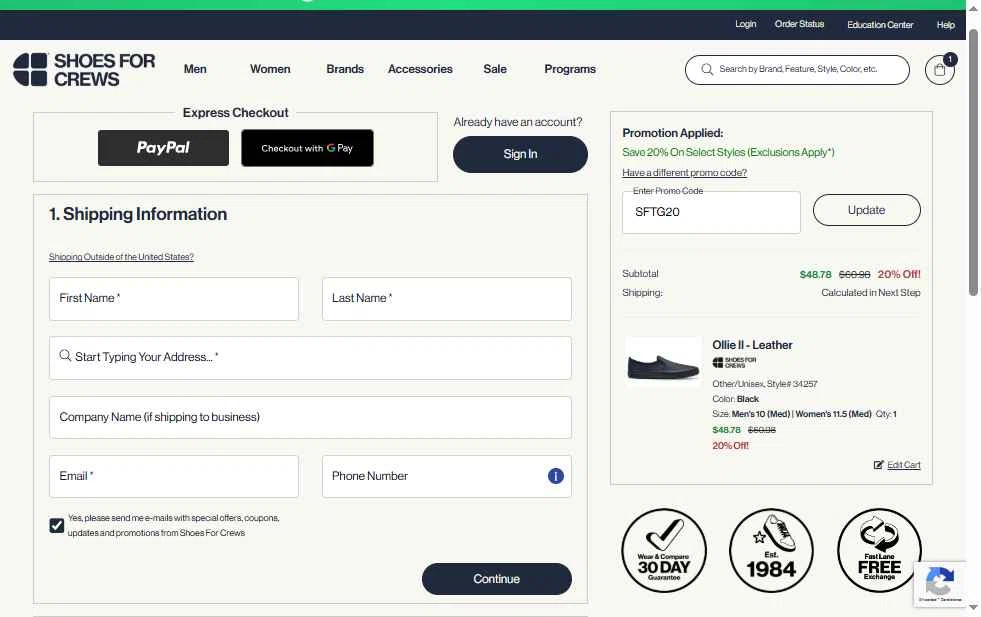 Shoes for Crews Promo Code - 25% Off (Verified) Dec 2025