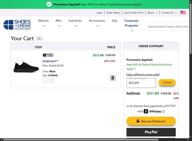 Shoes for Crews Promo Codes - 25% Off Jun 2025