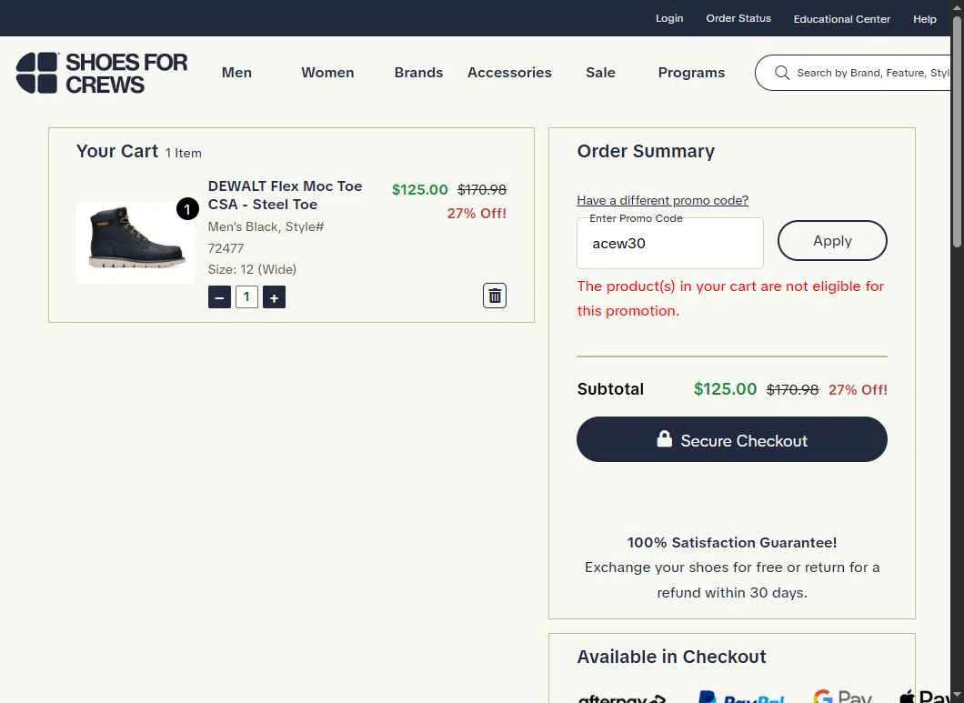 Shoes for Crews Promo Code - 30% Off (Verified) Jan 2026