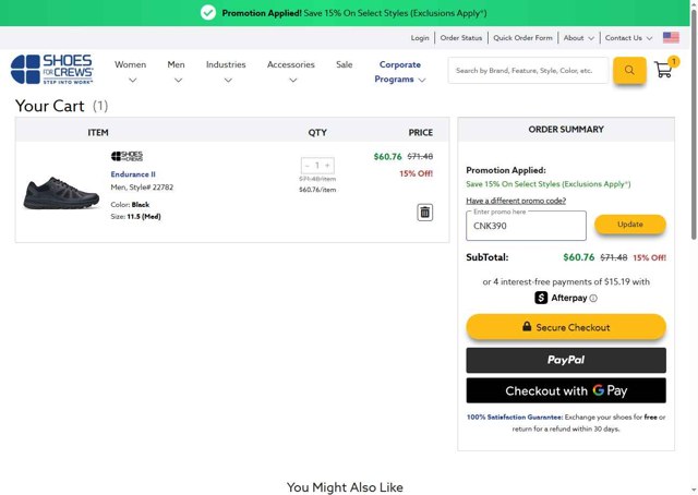 Shoes for Crews Promo Codes - 25% Off Jun 2025