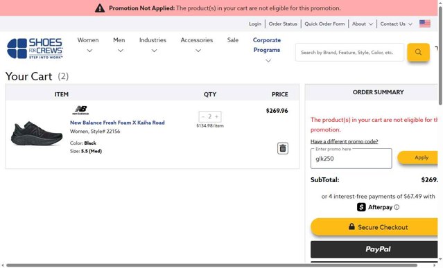 Shoes for Crews Promo Codes - 25% Off Jul 2025