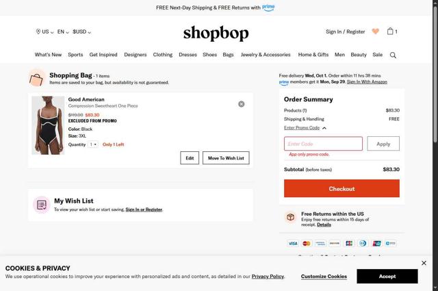 Shopbop Discount Codes - 40% Off (4 Verified) Oct 2025