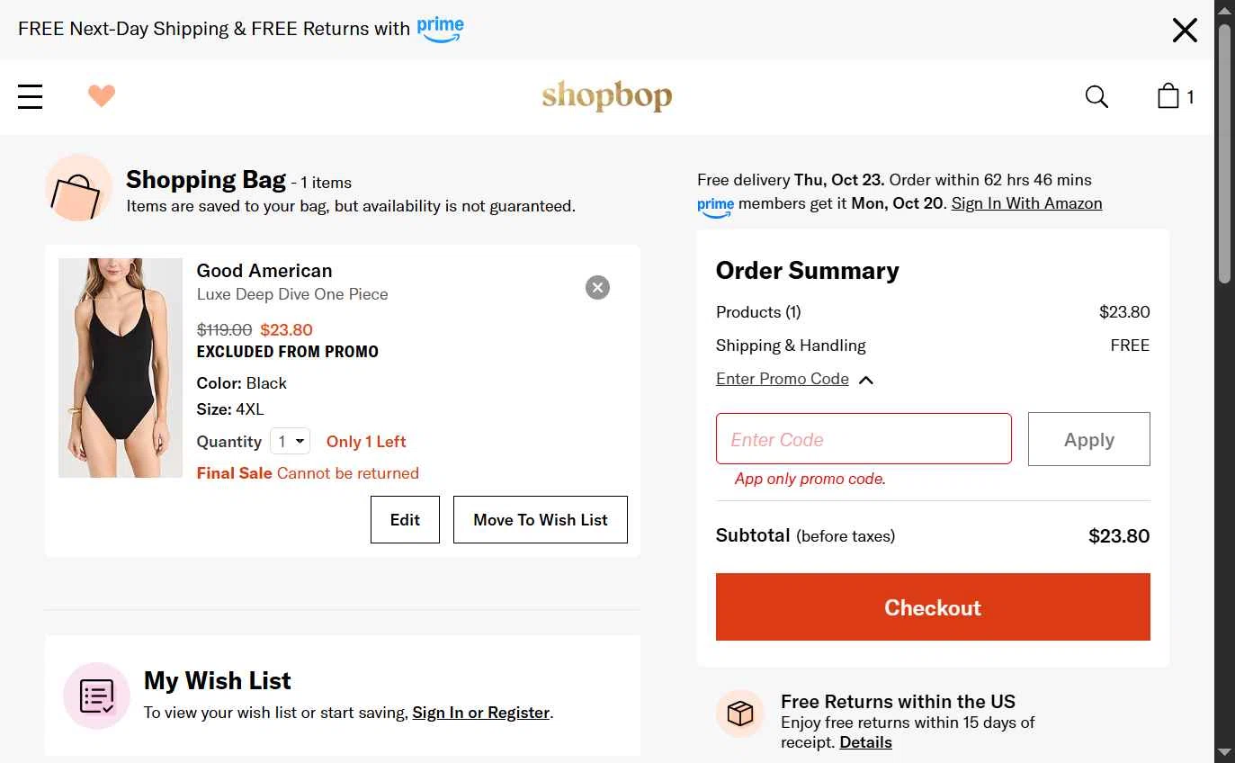 Shopbop Promo Codes - 60% Off (3 Verified) Nov 2025