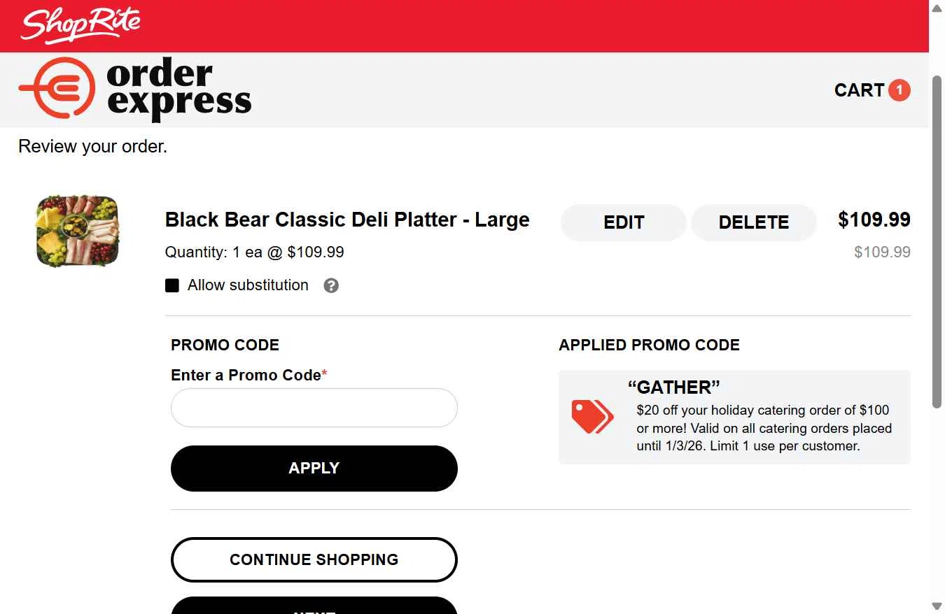 ShopRite Promo Codes - $10 Off (2 Verified) Jan 2026