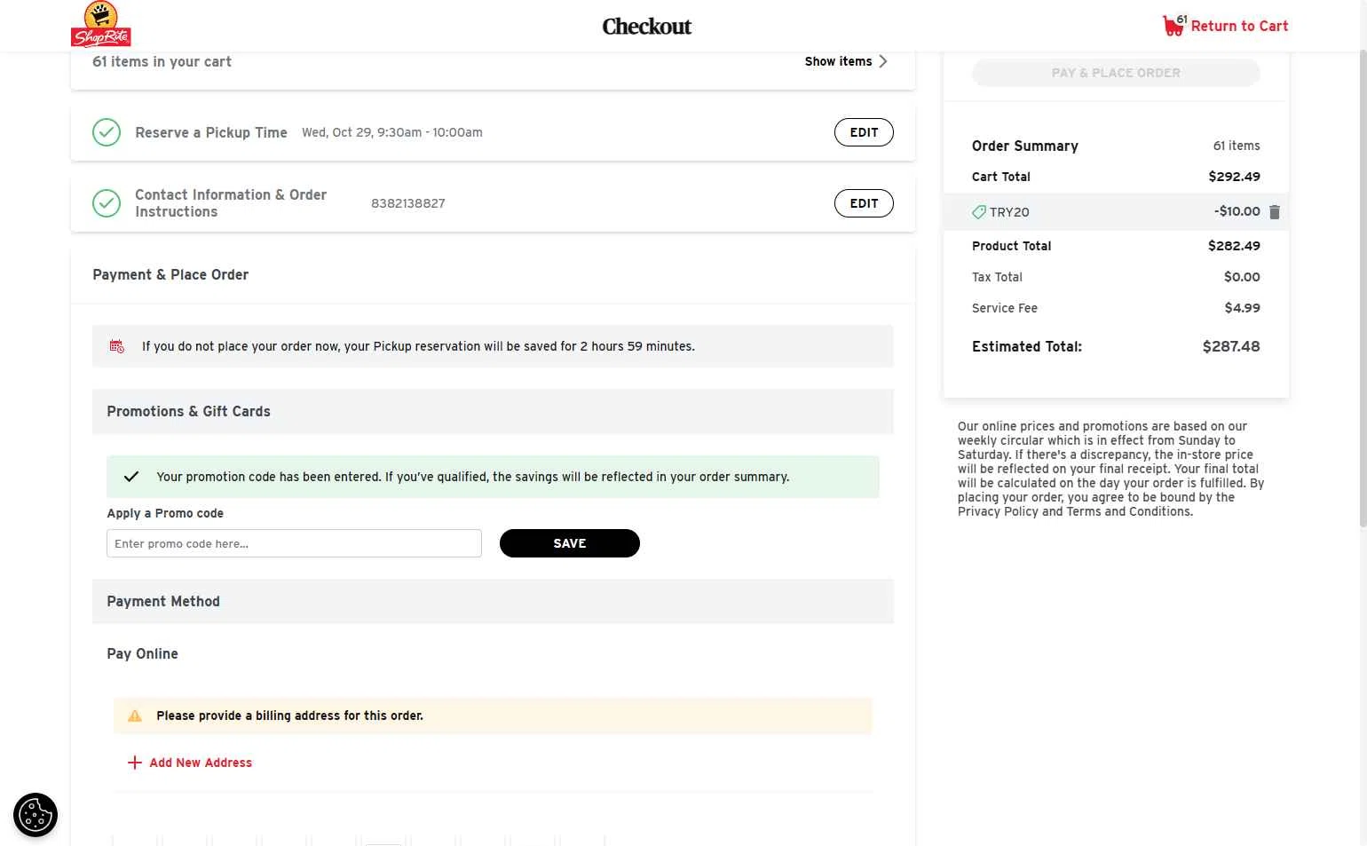 ShopRite Promo Codes - $10 Off (2 Verified) Nov 2025