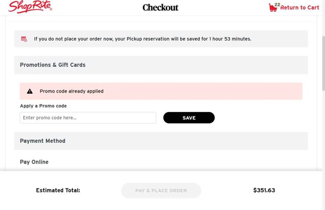ShopRite Promo Codes (3 Verified) - $10 Off w/Code Jun 2025