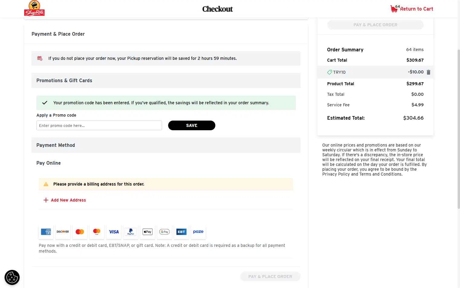 ShopRite Promo Codes - $10 Off (2 Verified) Nov 2025