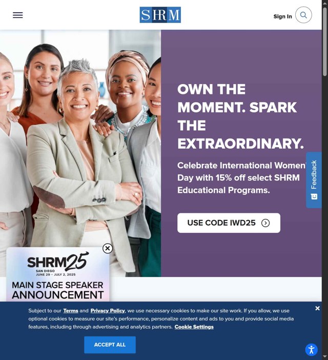 SHRM Discount Codes - 15% Off (2 Verified) Jul 2025