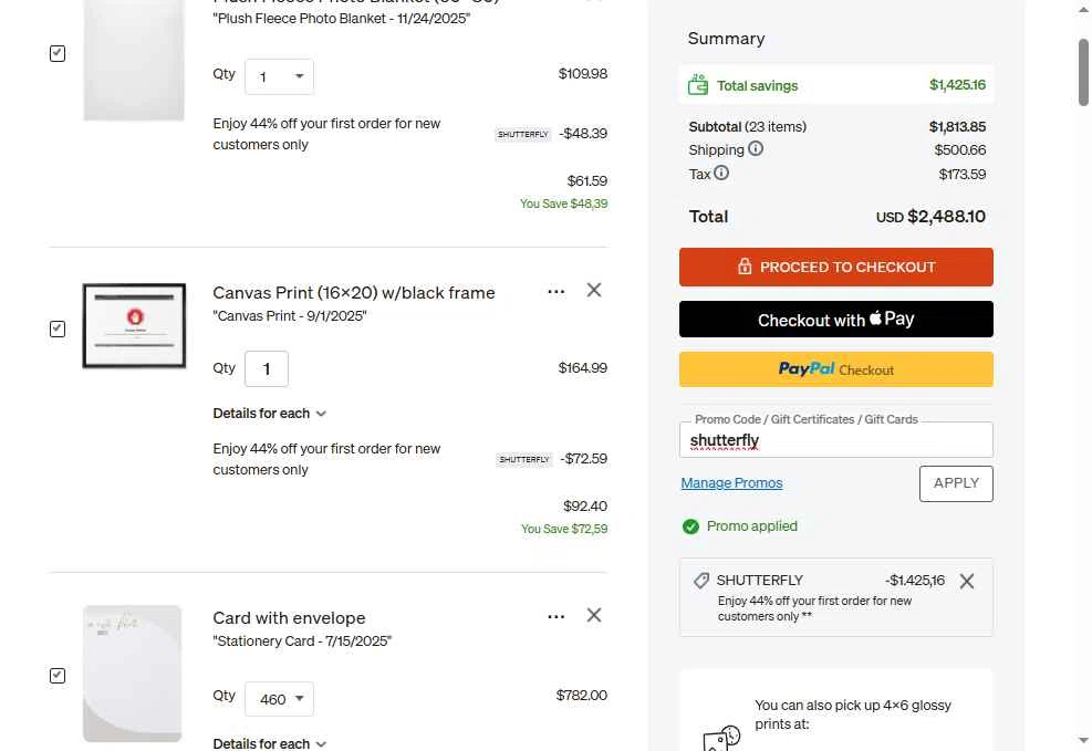 Shutterfly Promo Codes - 5% Off (4 Verified) Dec 2025