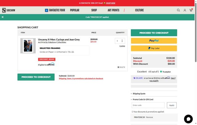 Sideshow Discount Codes - 20% Off (3 Verified) Sep 2025