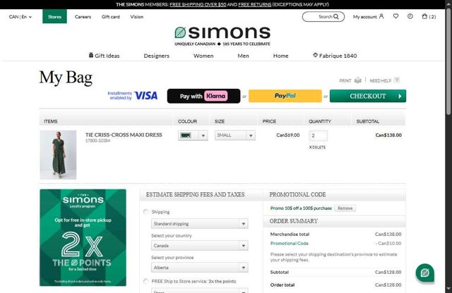 Simons Promo Codes - $10 Off Coupons Sep 2025