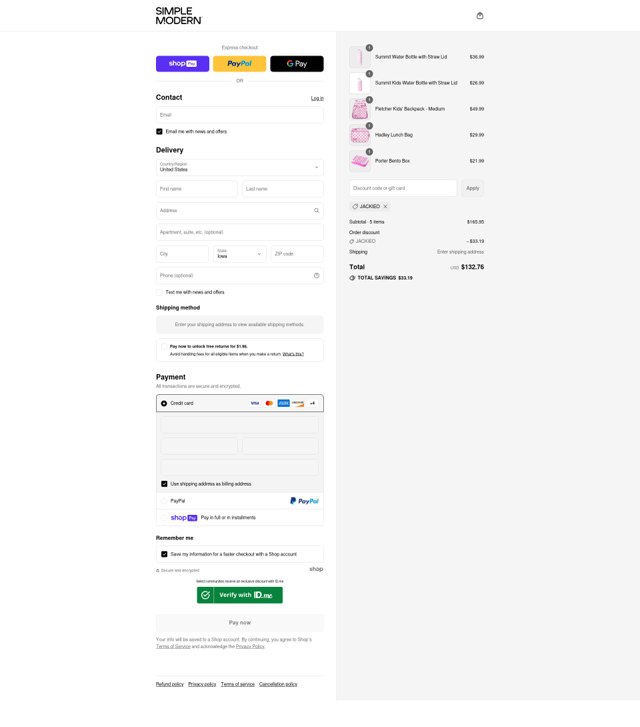 Simple Modern Promo Codes (1 Verified) - $5 Off Sep 2025