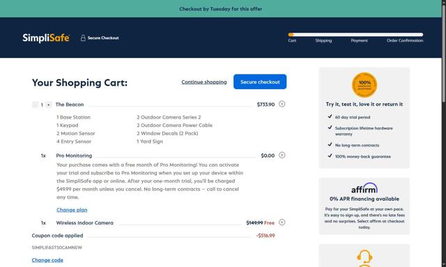 SimpliSafe Promo Codes (5 Verified) - 30% Off Oct 2025