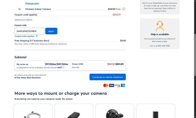 SimpliSafe Promo Codes (5 Verified) - 30% Off Oct 2025