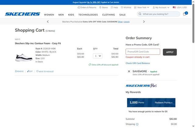 SKECHERS Discount Codes - 10% Off (4 Verified) Aug 2025