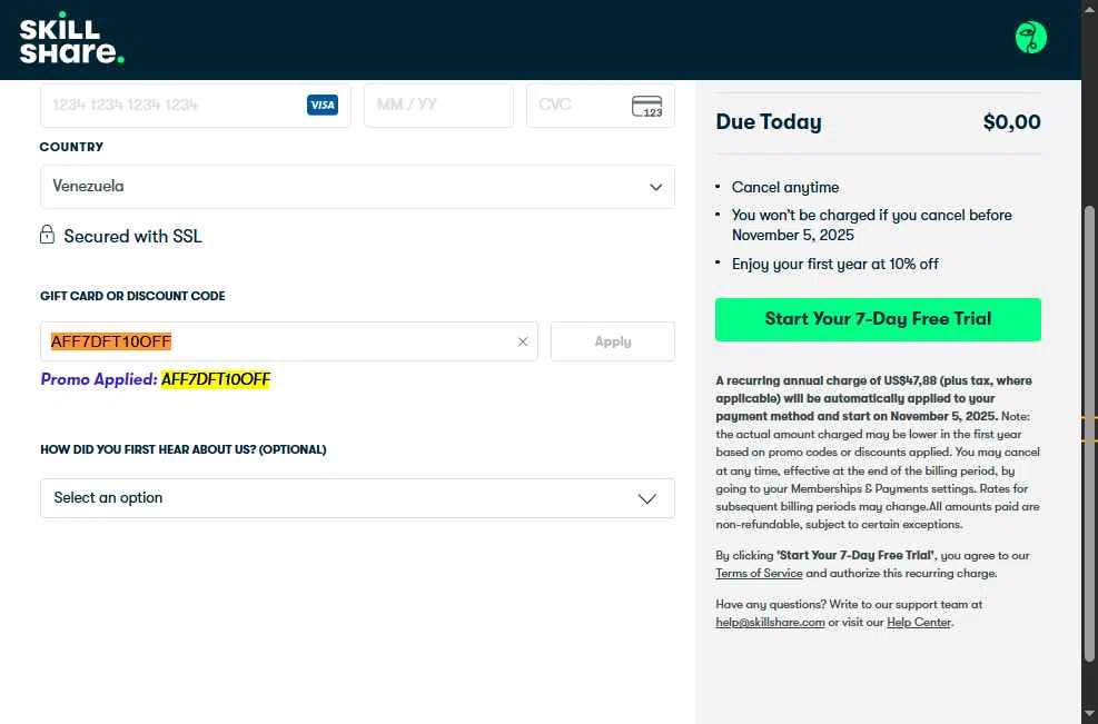 Skillshare Promo Codes - 30% Off (18 Verified) Nov 2025
