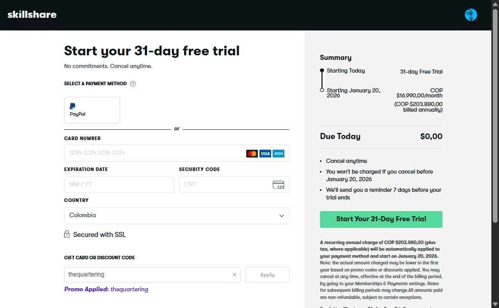 Skillshare Promo Codes - 30% Off (16 Verified) Jan 2026