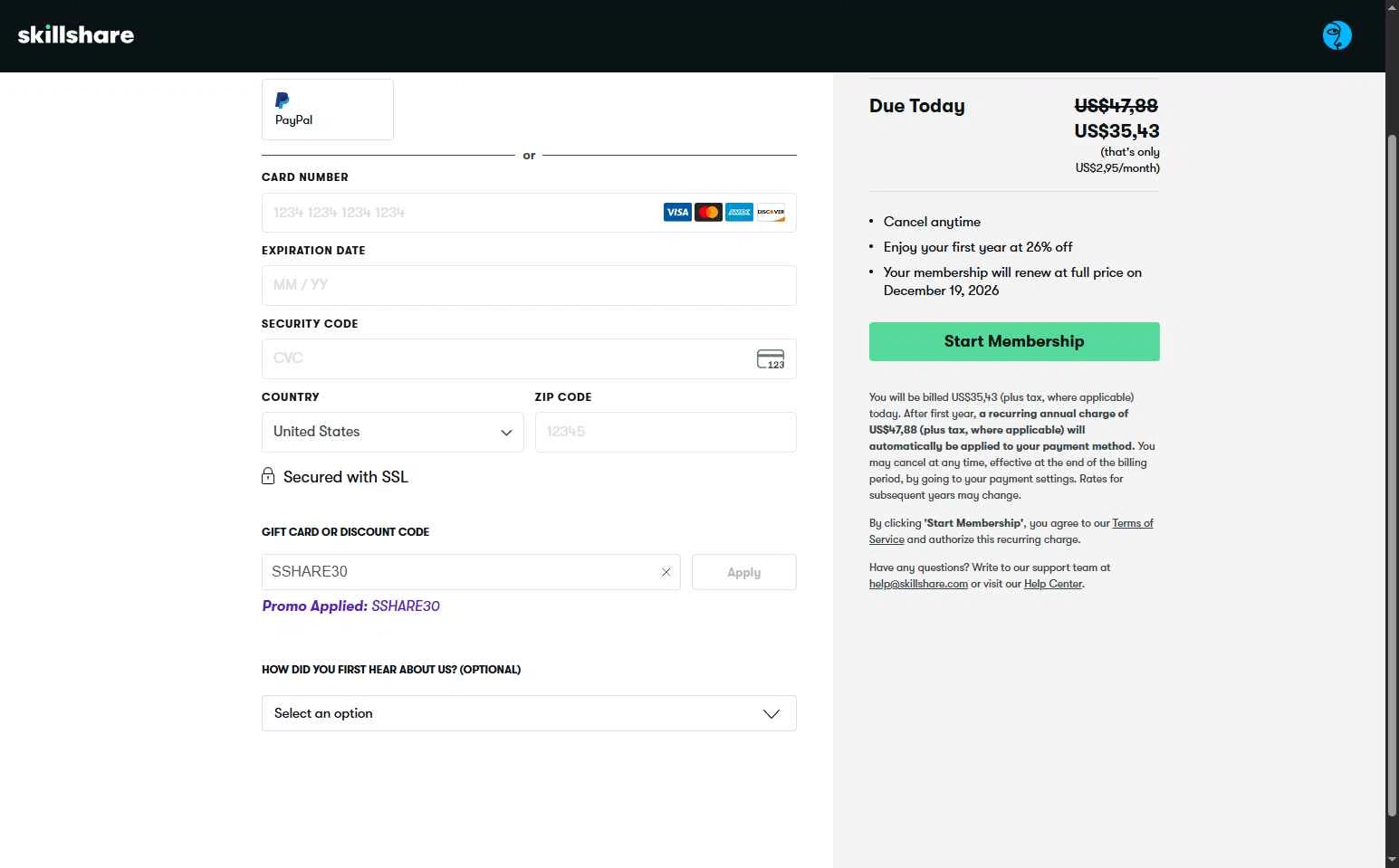 Skillshare Promo Codes - 30% Off (16 Verified) Jan 2026