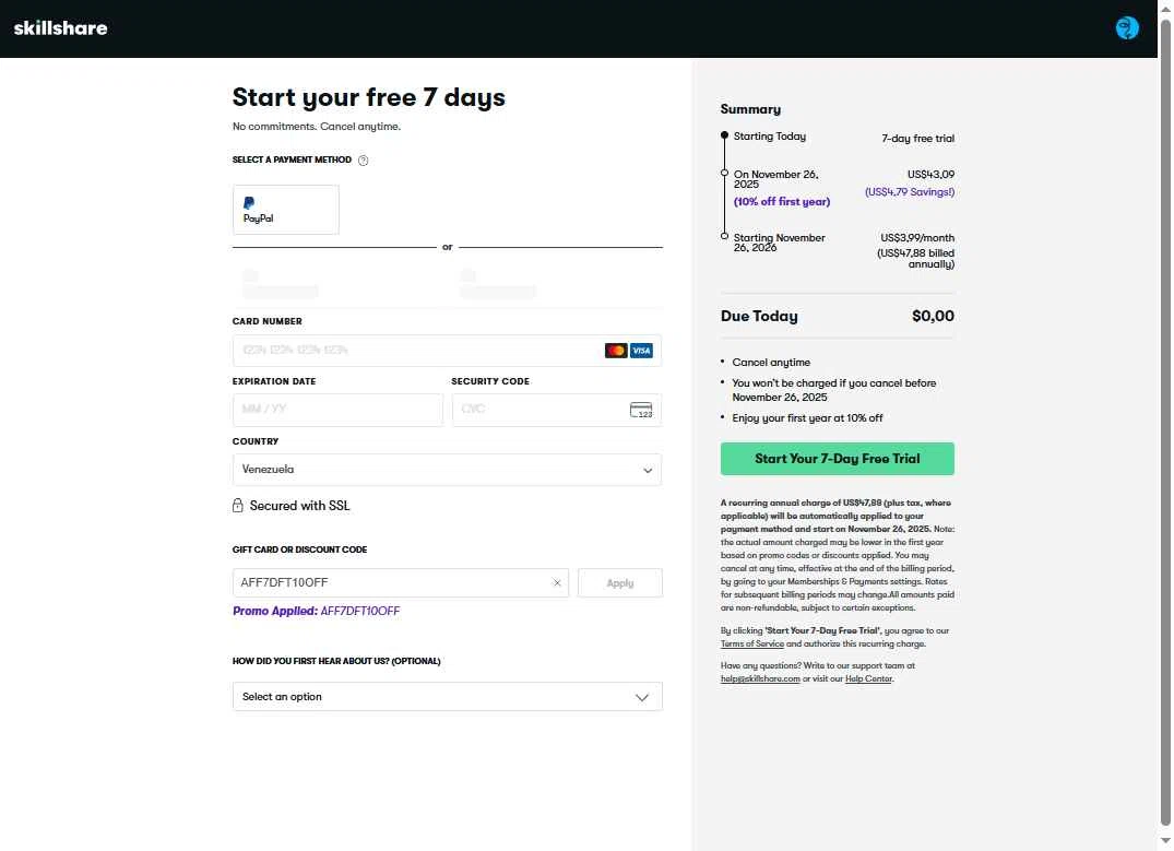 Skillshare Promo Codes - 30% Off (17 Verified) Dec 2025