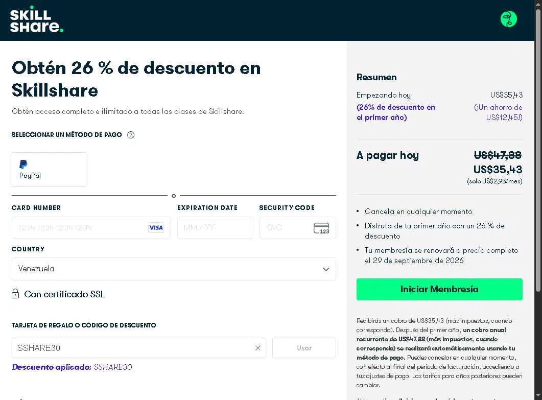 Skillshare Promo Codes - 30% Off (18 Verified) Oct 2025