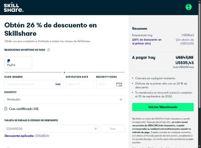 Skillshare Promo Codes - 30% Off (18 Verified) Oct 2025