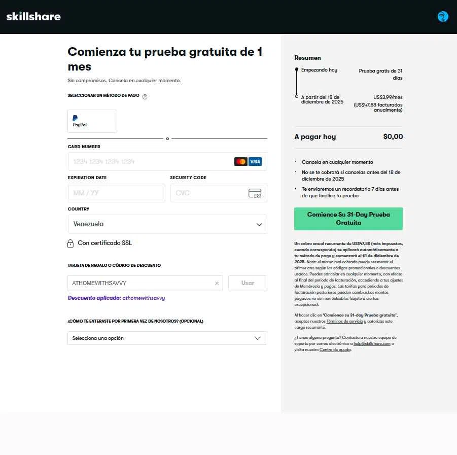 Skillshare Promo Codes - 50% Off (19 Verified) Dec 2025