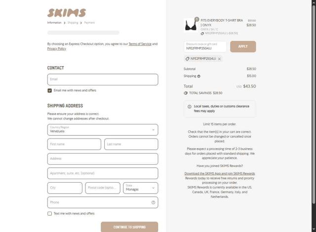 SKIMS Promo Codes (1 Verified) - 50% Off w/Code Sep 2025