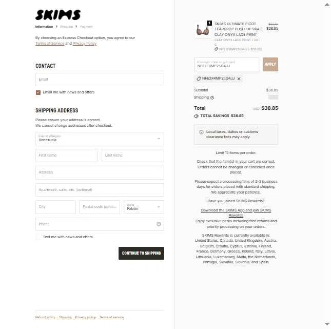 SKIMS Promo Codes - 50% Off (4 Verified) Nov 2025