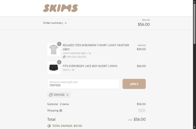SKIMS Promo Codes (4 Verified) - 50% Off w/Code Aug 2025