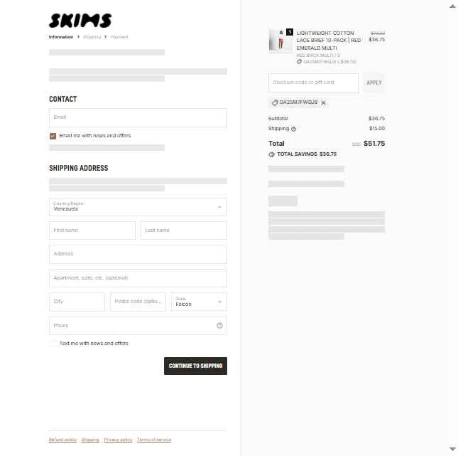 SKIMS Promo Codes - 50% Off (4 Verified) Nov 2025