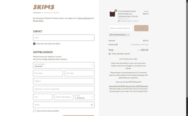 SKIMS Promo Codes (1 Verified) - 50% Off w/Code Jul 2025