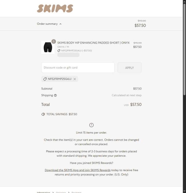 SKIMS Promo Codes (2 Verified) - 15% Off Sitewide Jun 2025
