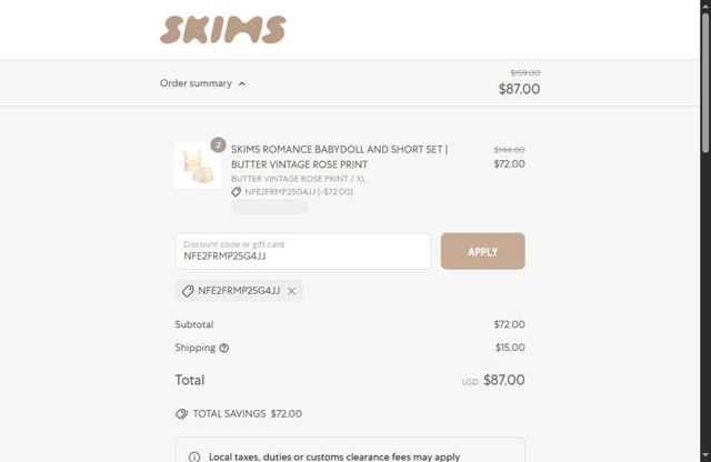 SKIMS Promo Codes (1 Verified) - 50% Off w/Code Jul 2025