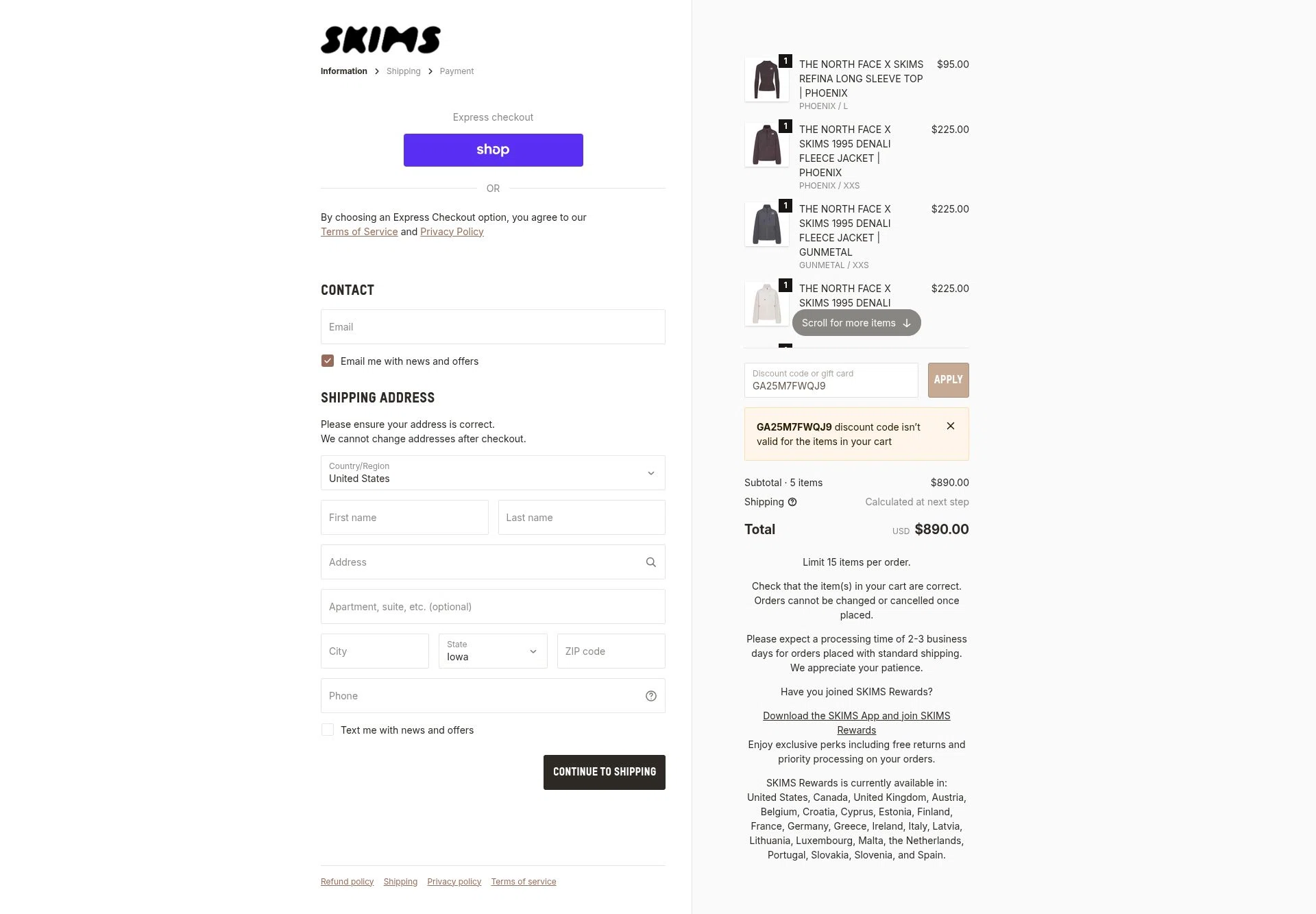 SKIMS Promo Codes - 50% Off (3 Verified) Dec 2025