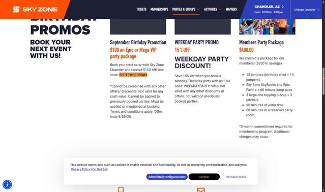 Sky Zone Promo Codes (2 Verified) - $50 Off w/Code Oct 2025