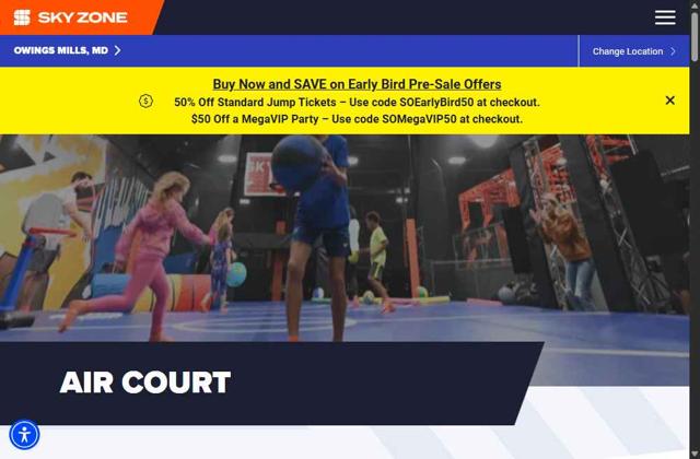 Sky Zone Promo Codes (2 Verified) - $50 Off w/Code Sep 2025