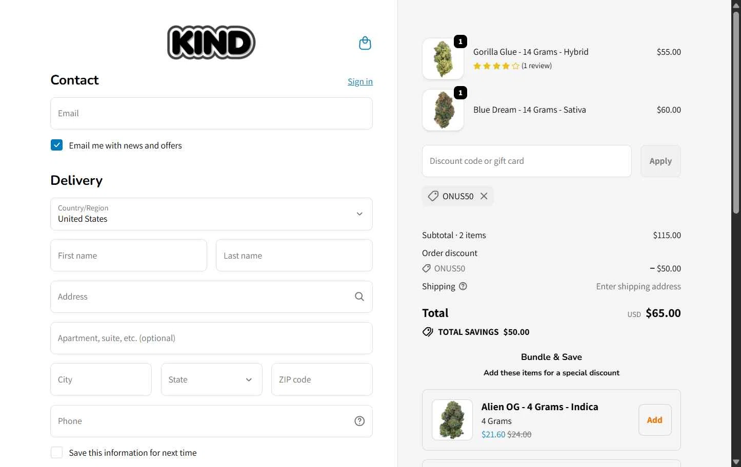 Smoke Kind Promo Codes - 50% Off (8 Verified) June 2026