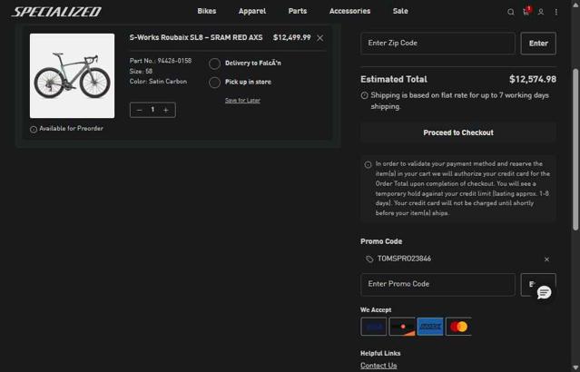 Specialized Promo Codes (2 Verified) - $10 Off Sep 2025