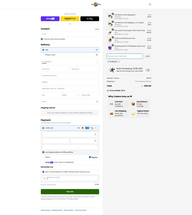 SpeedCubeShop Discount Codes (10 Verified) - 5% Off May 2025