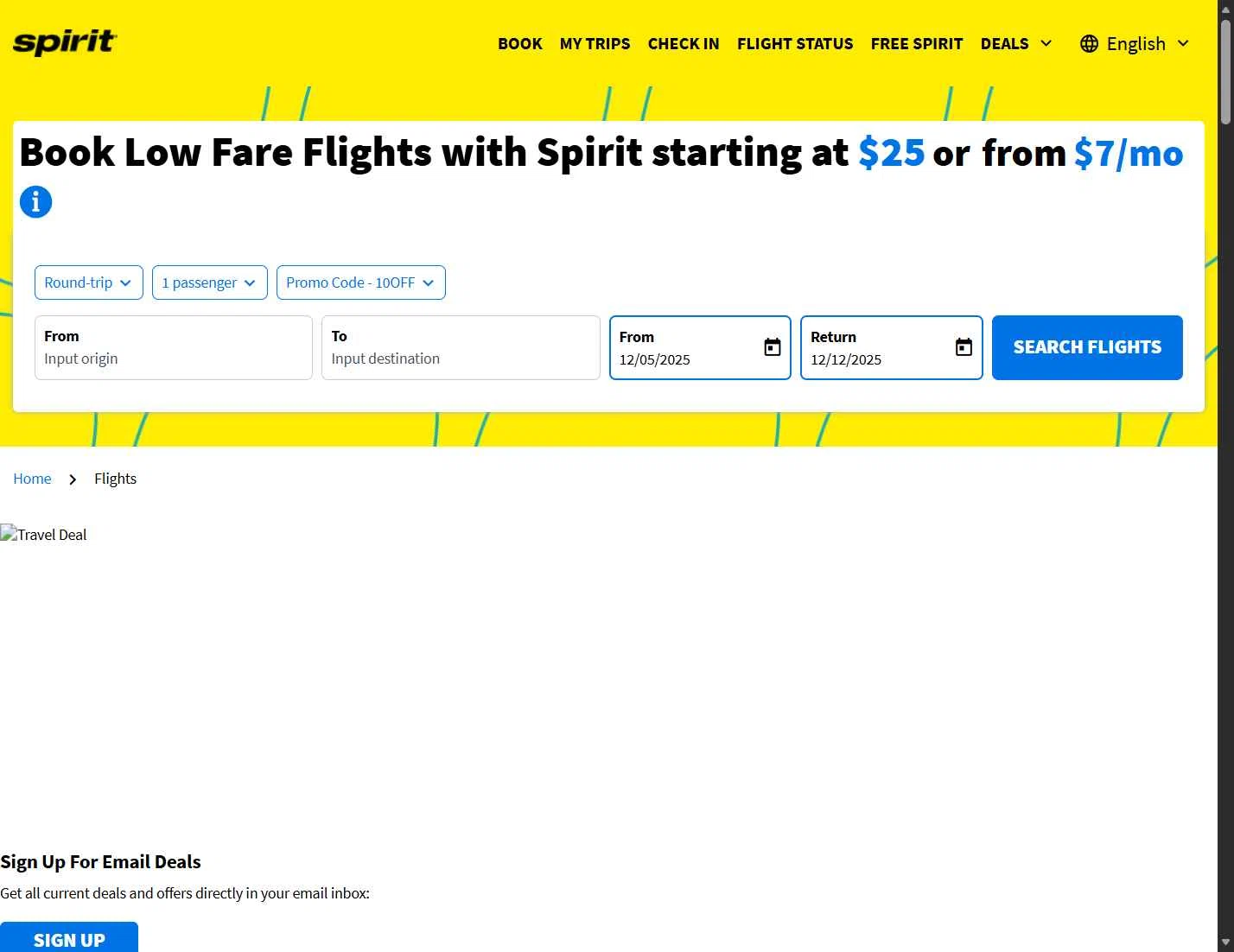 Spirit Airlines Promo Code - 10% Off (Verified) Dec 2025