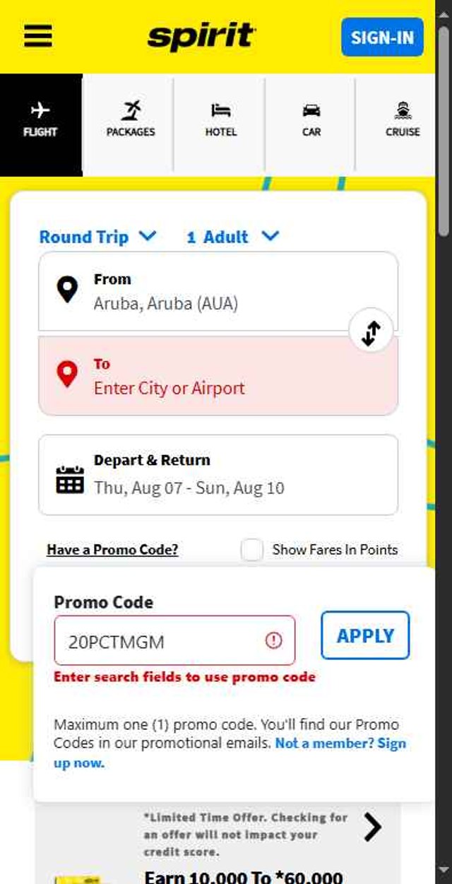 Spirit Airlines Promo Codes (3 Verified) - 20% Off Aug 2025