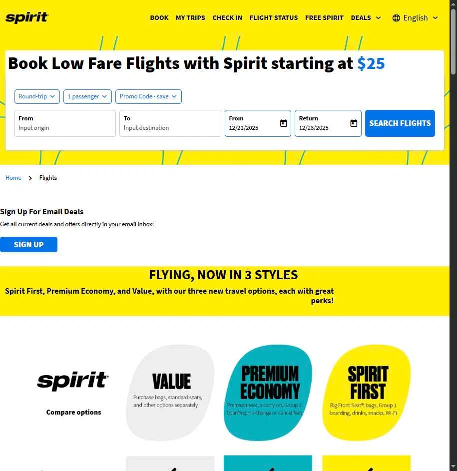 Spirit Airlines Promo Codes - 15% Off Coupons Mar 2026